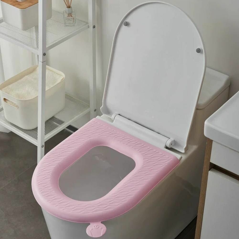 Водонепроницаемое силиконовое сиденье для унитаза