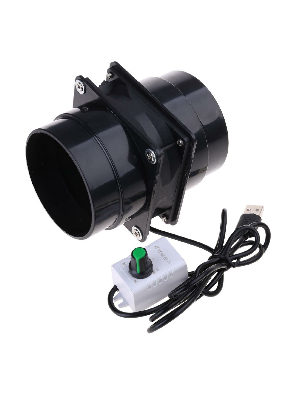 USB Adjustable Speed Solder Smoke Absorber ESD Fume Extractor Fan Pipe Duct Exhuast Fan with 1/3/6M Pipe Ventilation Fan