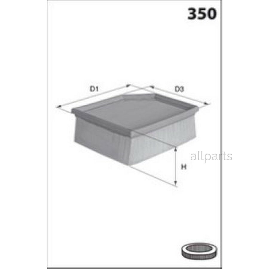 MECA-FILTER ELP9604 Фильтр воздушный
