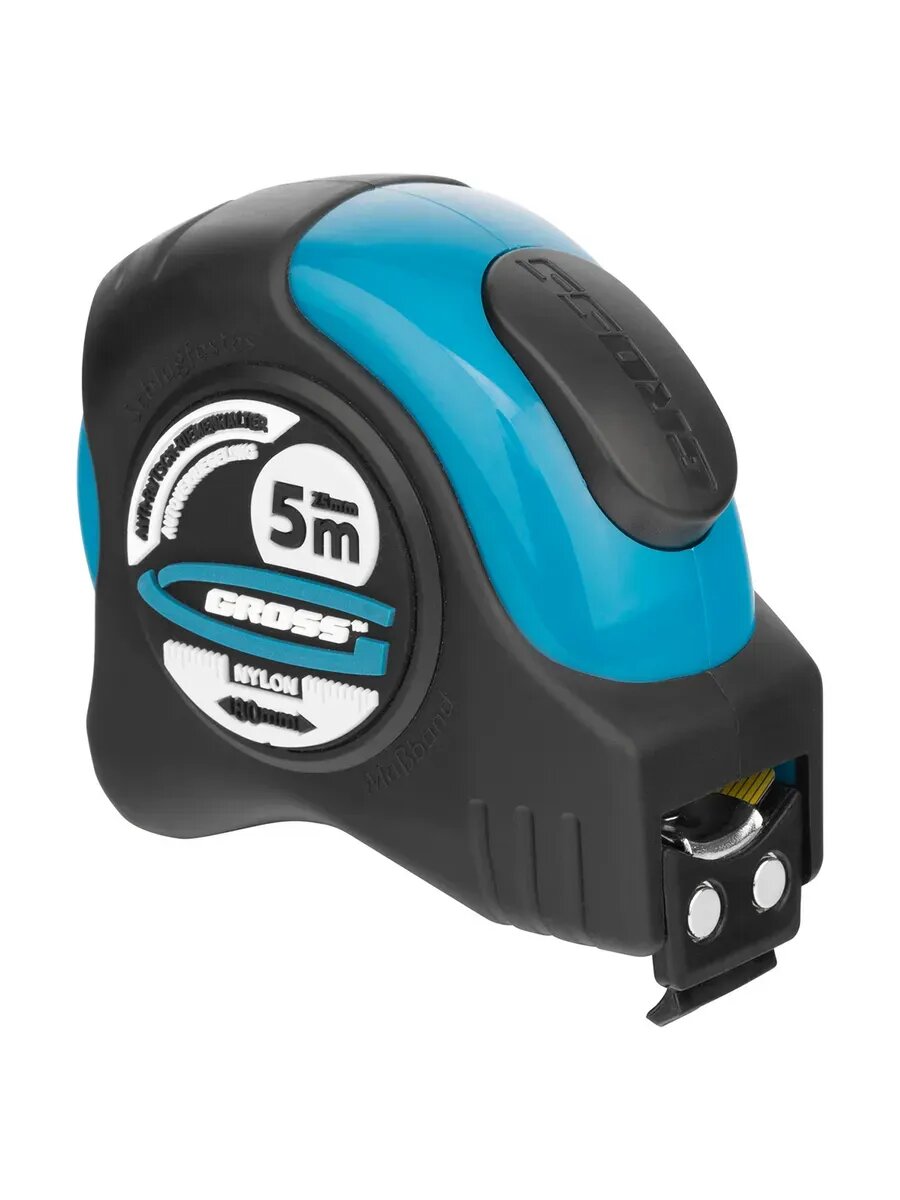 Рулетка строительная измерительная 5 м 25 мм двусторонняя