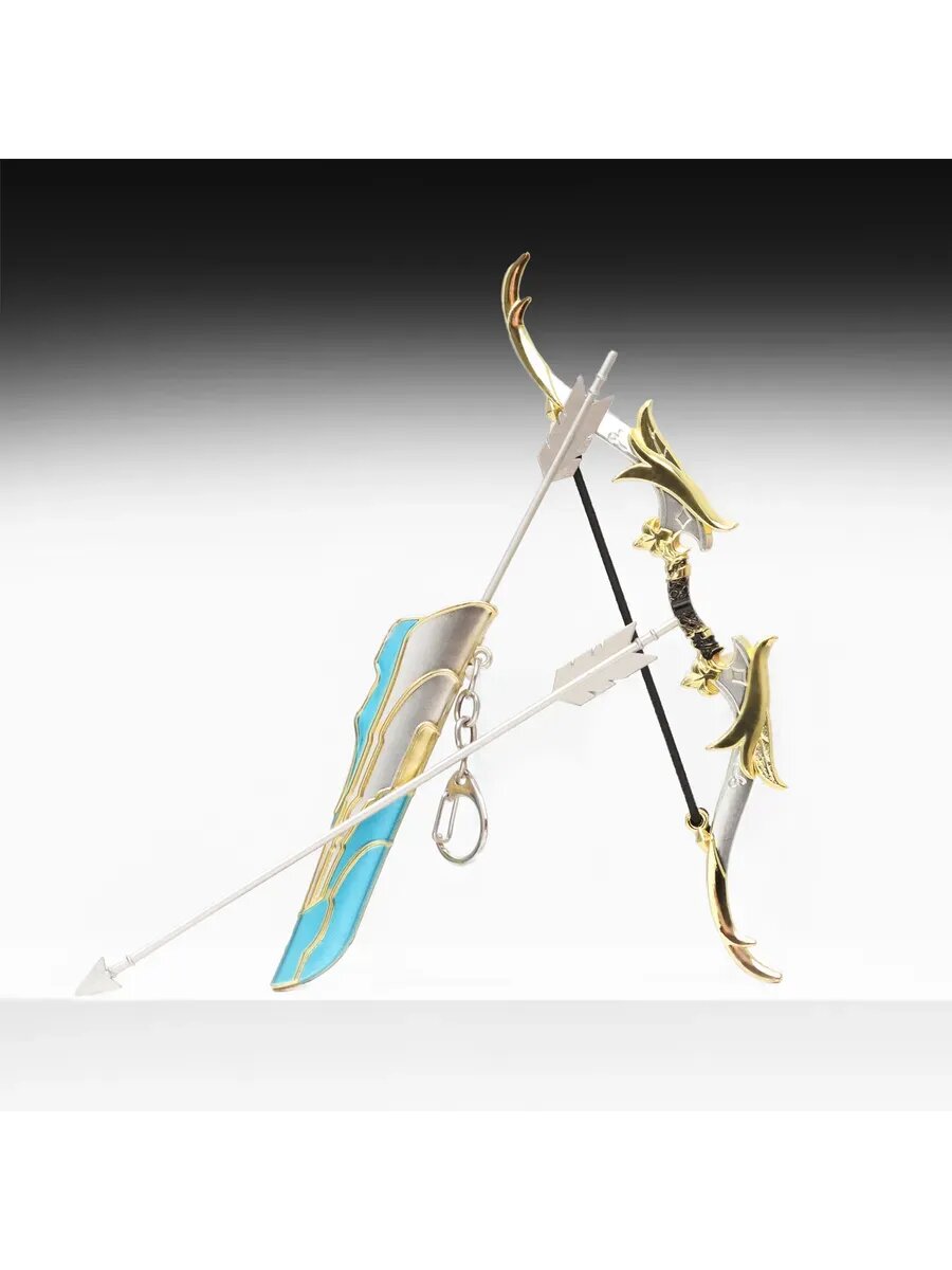 Сувенирное оружие мини "Лук Геншин" 26см