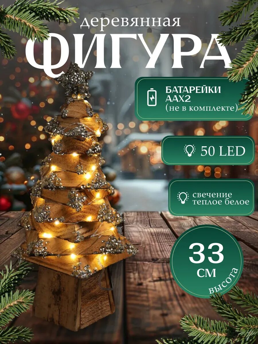 Декоративная фигура светодиодная елка