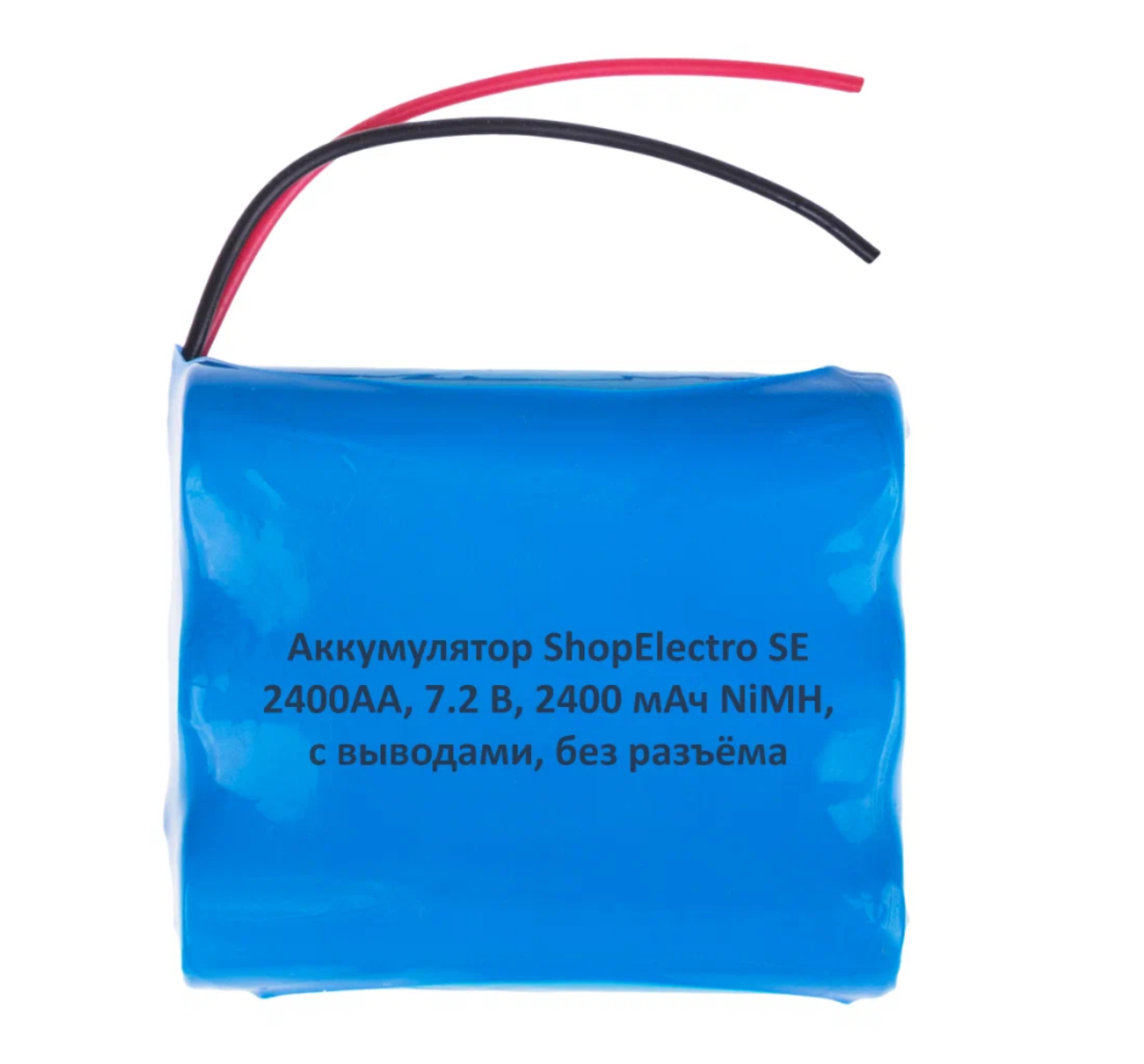 Аккумулятор ShopElectro SE2400АА, 7.2 В, 2400 мАч/ 7.2 V, 2400 mAh, NiMH, с выводами, без разъёма (2)