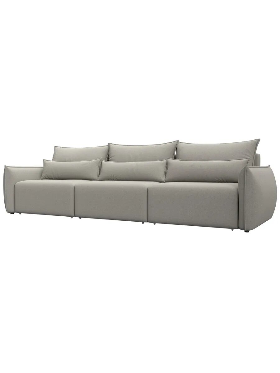 Диван прямой Варшава со спальным местом 160х288 см, пружинный матрас, ящик для белья, рогожка