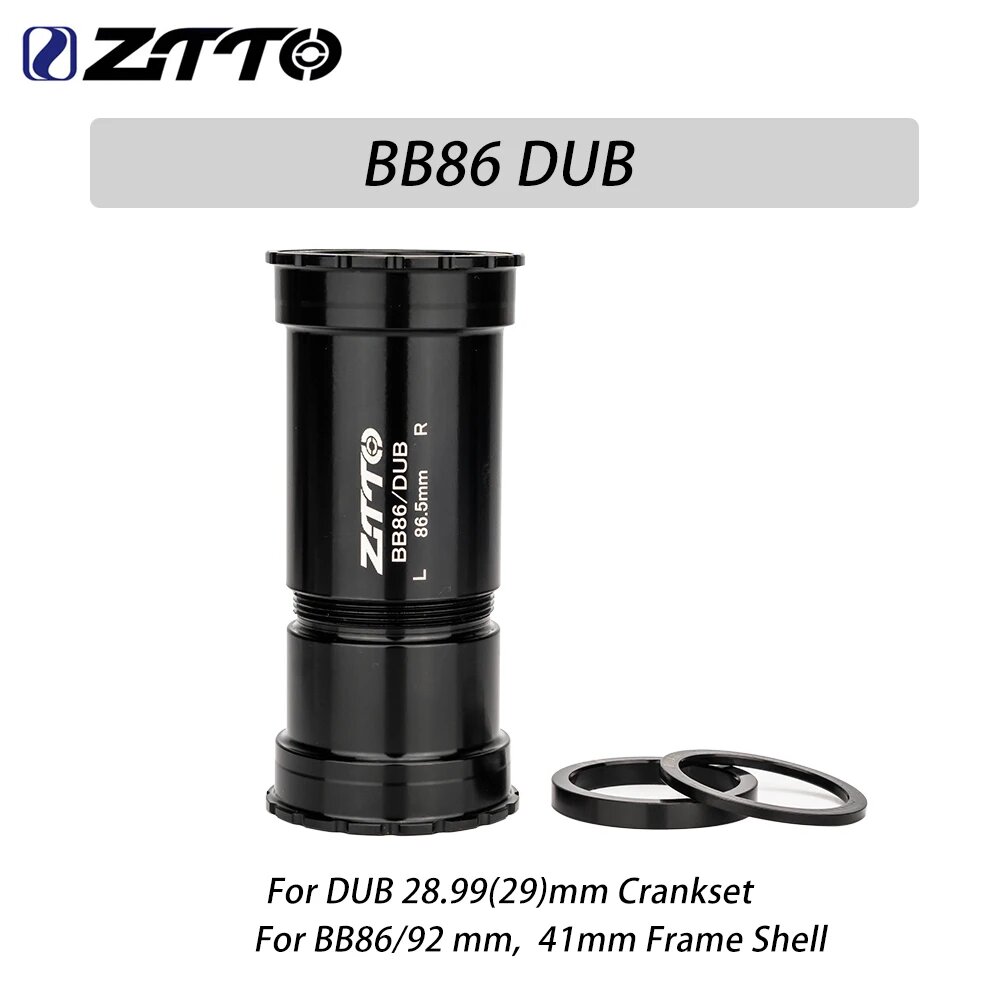 ZTTO BB86 DUB Нижний кронштейн алюминиевый для шоссейного велосипеда MTB BB86 DUB DS