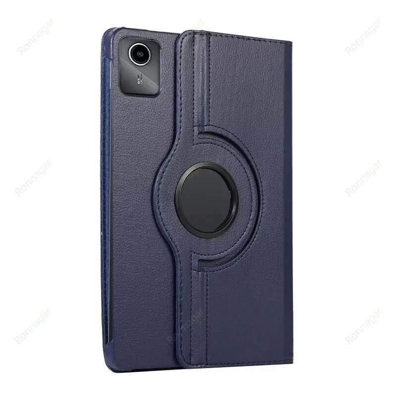 Чехол для Lenovo Xiaoxin Pad 2024 2025 11 дюймов из искусственной кожи 360 ° Вращающийся чехол-подставка для Lenovo Tab M11 TB-330FU TB335FC Sleep Wake