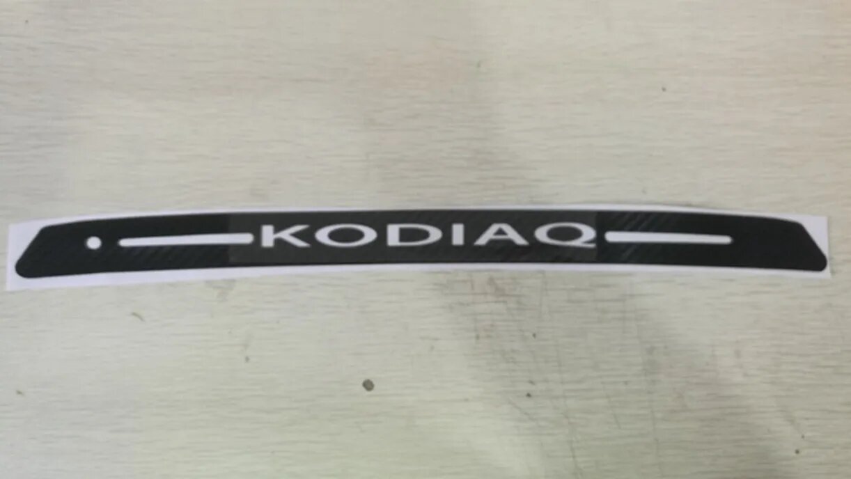 1 Шт. 3D-наклейка Из Углеродного Волокна Для Skoda Kodiaq 2016-2024, Защитная Накладка На for Kodiaq