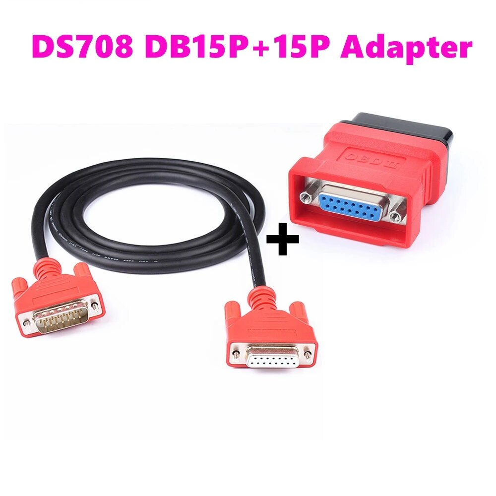 Основной Тестовый Кабель DS708 Автомобильный диагностический соединительный кабель OBD2 для Autel maxnas DS 708 OBD 15 контактный адаптер к 15-контактному кабелю