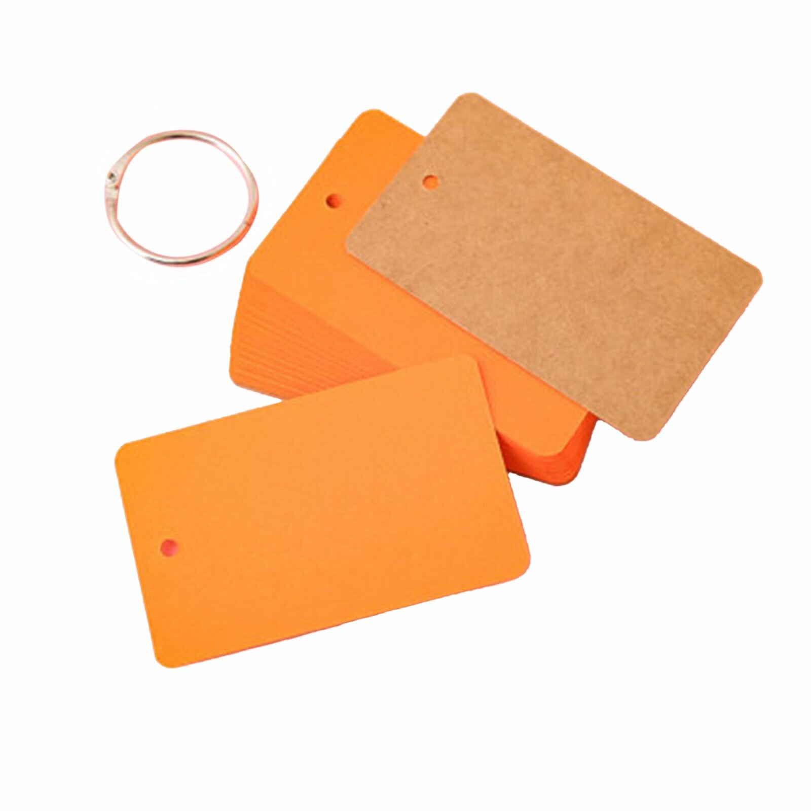 Карточки для заметок с отверстиями и кольцами переплета 35x2 дюйма учебы