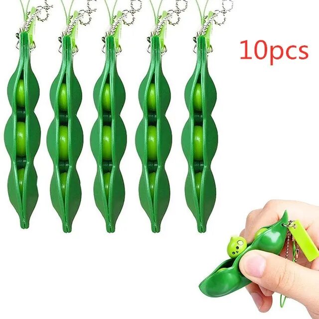 Набор из 5 игрушек-антистресс эдамаме, 10pcs
