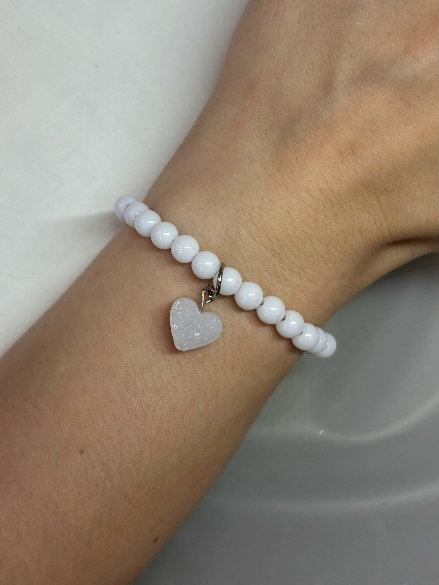 Браслет-цепочка, кристалл