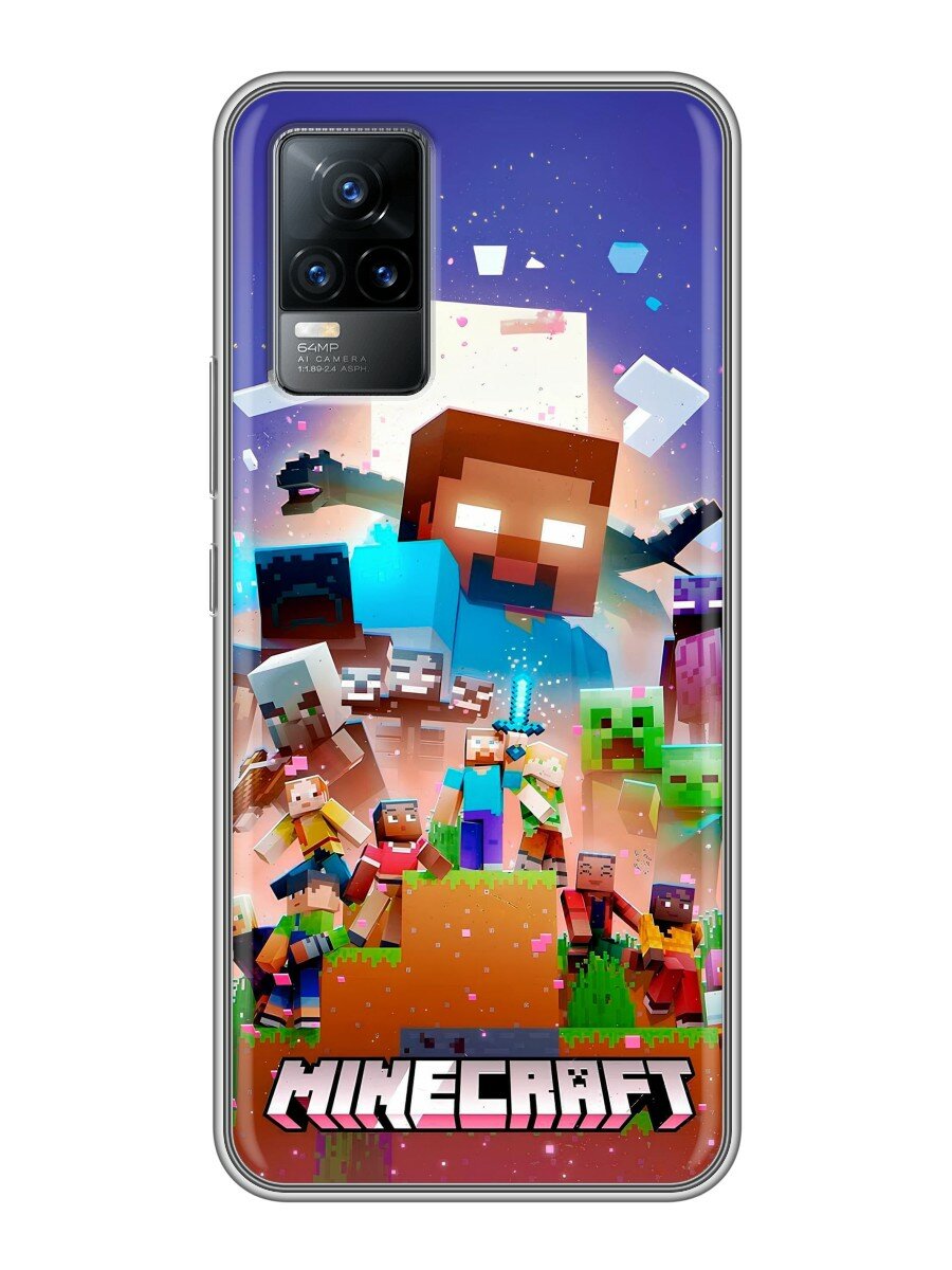 Чехол для Vivo V21e Minecraft Майнкрафт (Виво В21е)