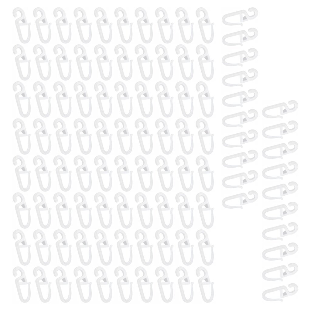 Комплект крючков для штор S-образной формы