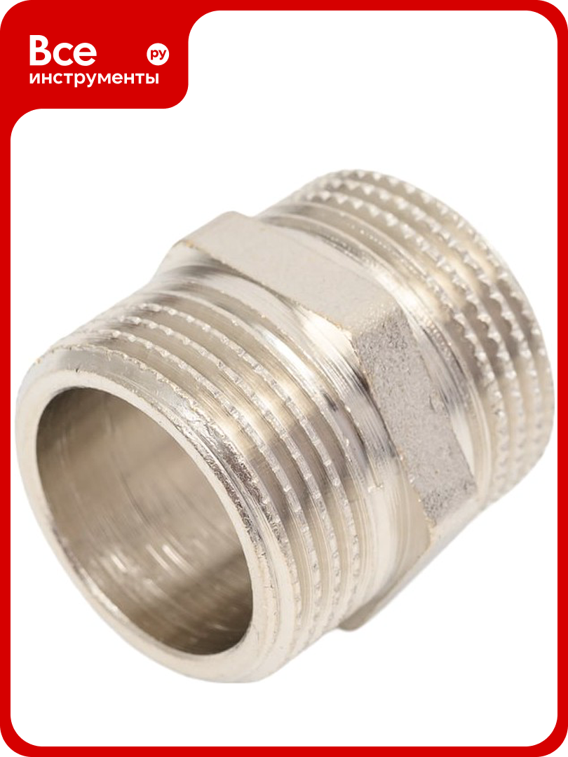 Ниппель латунь LD Ду20 НР 67.501.20 LD 129-8117