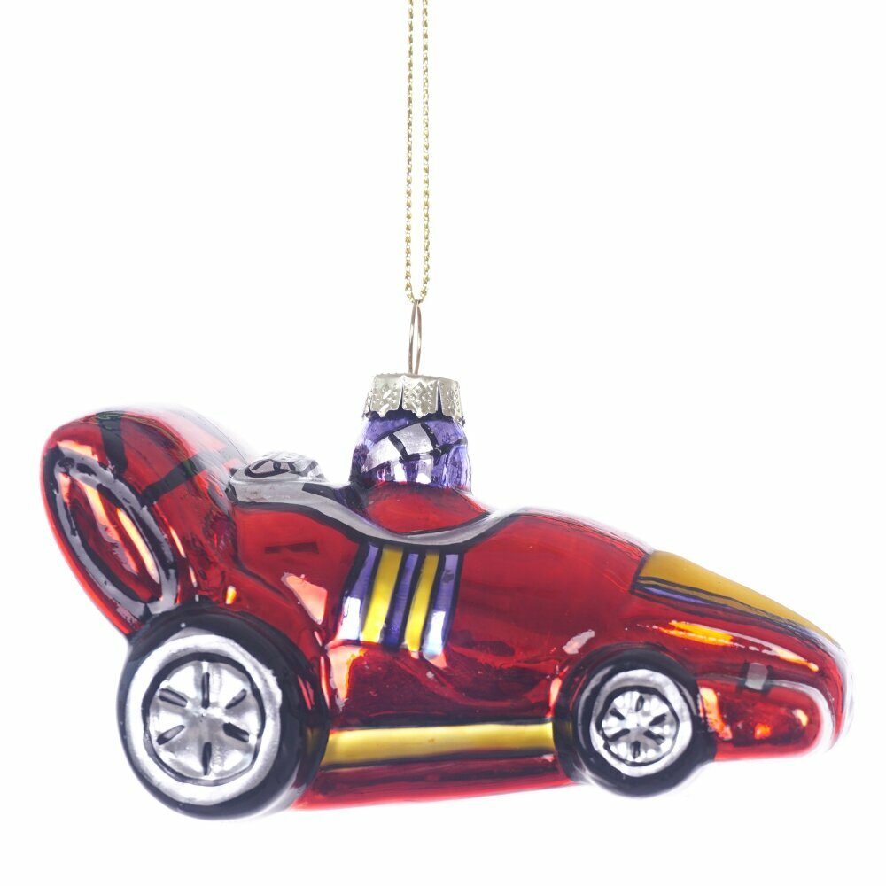 Украшение новогоднее "Машина", L10 W7 H6,5 см