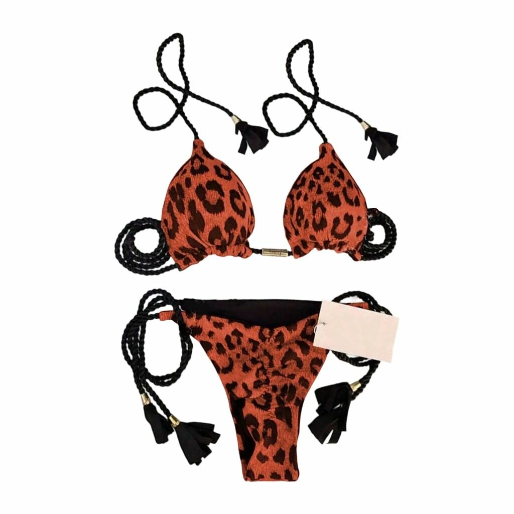 Модный принтованный холтер-слинг сексуальное бикини