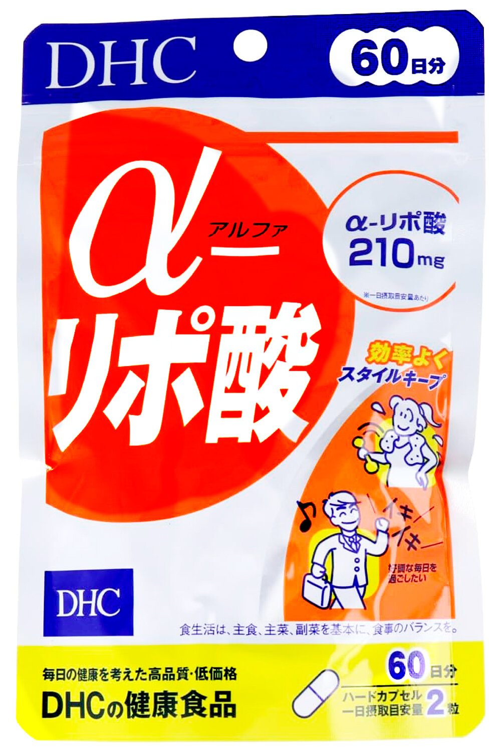 Биодобавка DHC, альфа-липоевая кислота, антиоксидант, 120 капс