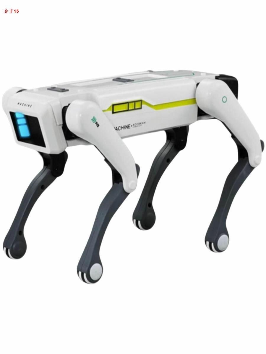 Робот-собака, с ИИ, пульт, голос, приложение, голубая, 14+ лет