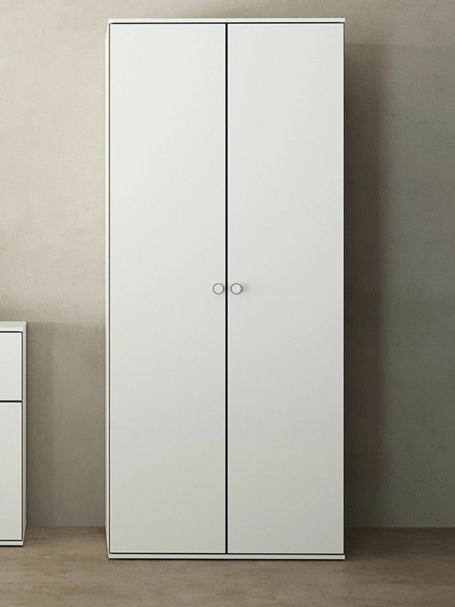 Шкаф Askona (Аскона) двухдверный Velesa (Велеса) Белый премиум 100х231х60