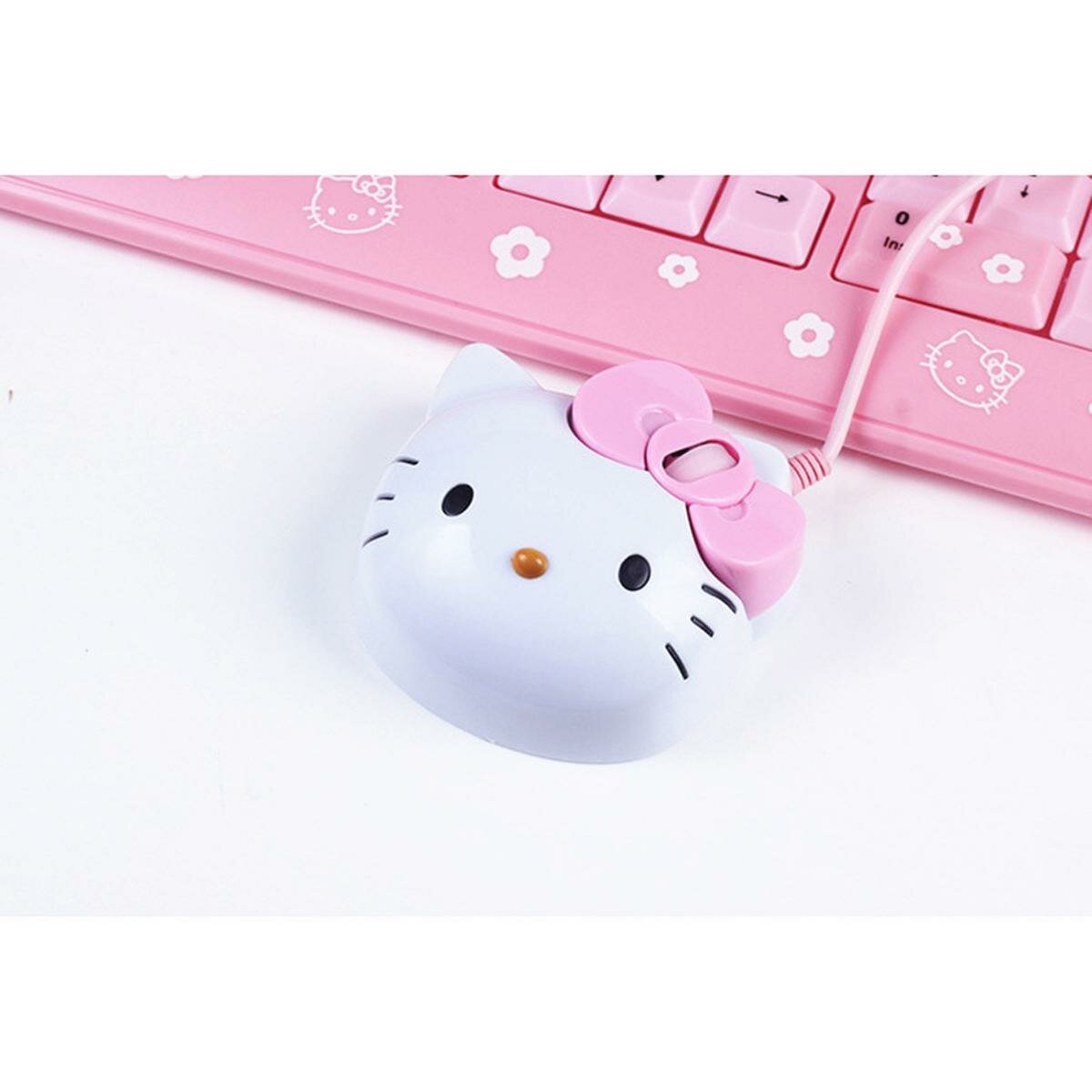 3D мультяшная проводная мышь USB 2.0 Pro розовая милая игровая мышь оптическая мышь для компьютера ПК дети девочка мыши