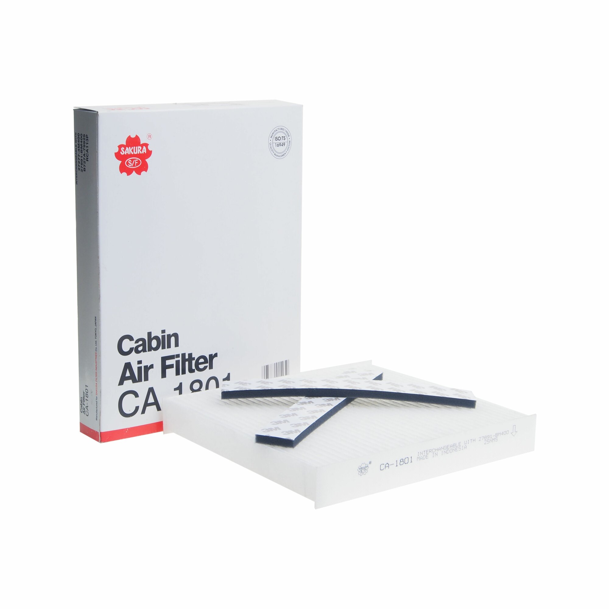 Фильтр воздушный салона Sakura Арт. CA1801 / CHEVROLET Trailblazer (2.8)