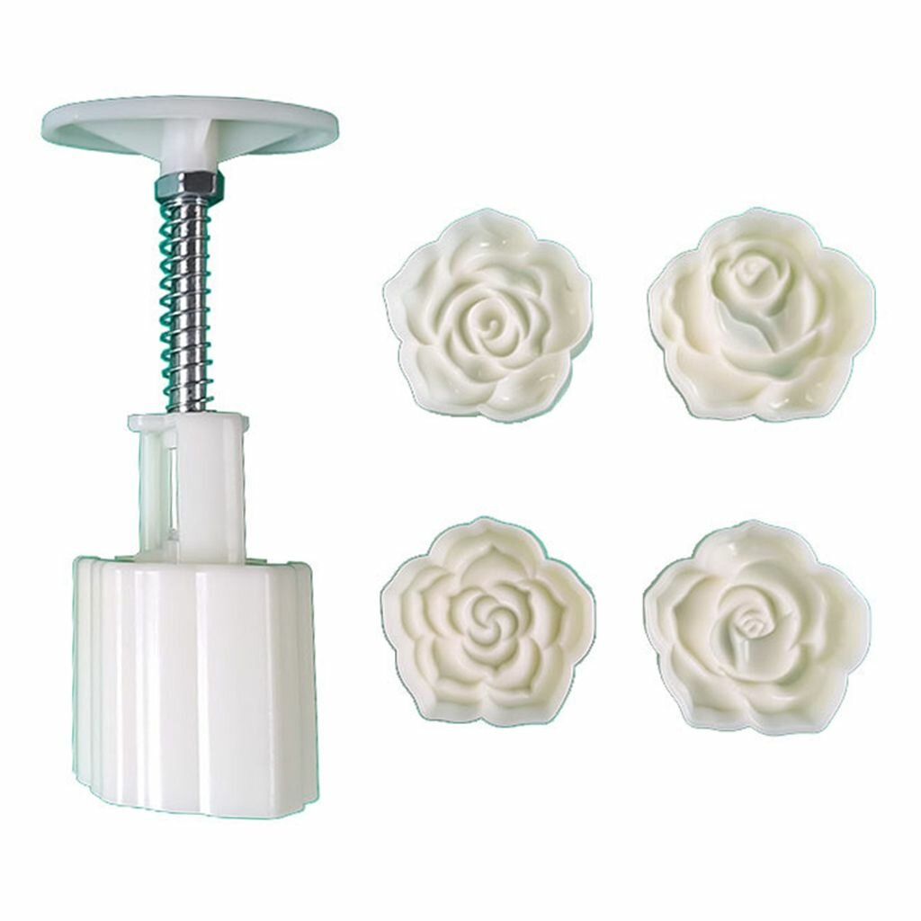 Набор для выпечки,1 формочка +4 кусочка, форма для лунного пирога Yanzi Qunmei, 50 г