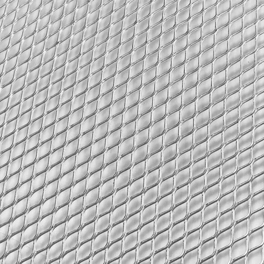 Сетка серебристая алюминий "Arbori" 25см*100см (мелкая 10мм)