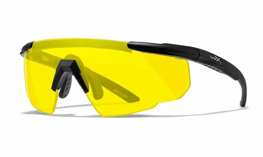 Очки баллистические WileyX Saber Advanced 300 (Frame: Matte Black, Lens: Yellow)