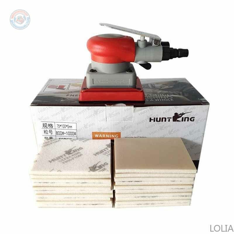 Губчатая наждачная бумага стеклопластиковая для сухой и влажной шлифовки и полировки 75 100 мм универсальная абразивная губка для дерева металла лака