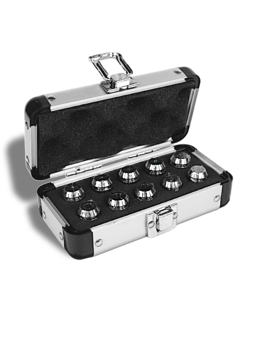 Набор цанг Metal Master 1-10 мм ER16 DIN6499 (10 шт.)