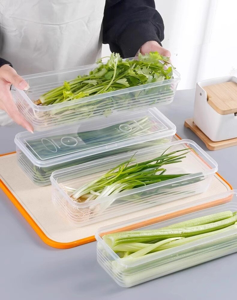 Контейнер для хранения зелени с крышкой Универсальный контейнер для лука и кинзы Корзина для хранения продуктов питания