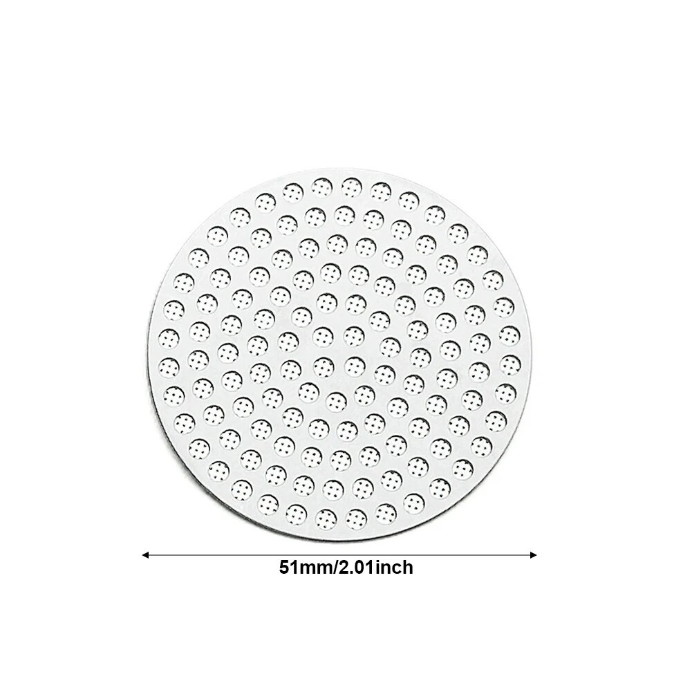 Многоразовый металлический фильтр для кофе, нержавеющая сталь 51mm