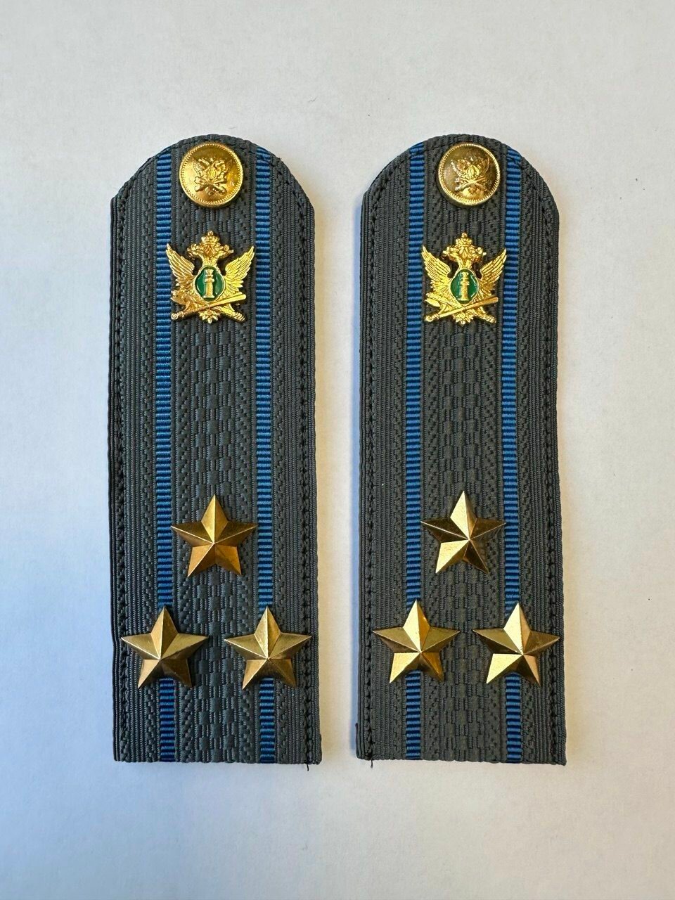 Погоны фссп с фурнитурой серые Полковник