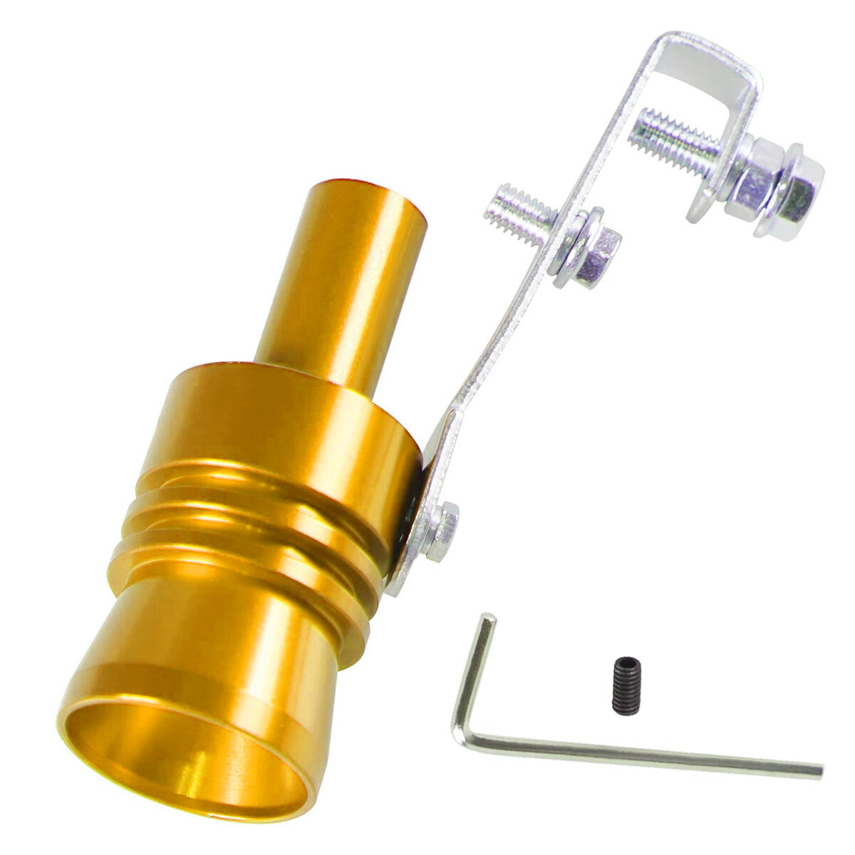 Турбозвуковой симулятор свистка Внешний модифицированный глушитель Выхлопная турбина Глушитель с продувочным клапаном Свисток Трубный симулятор звука свистка