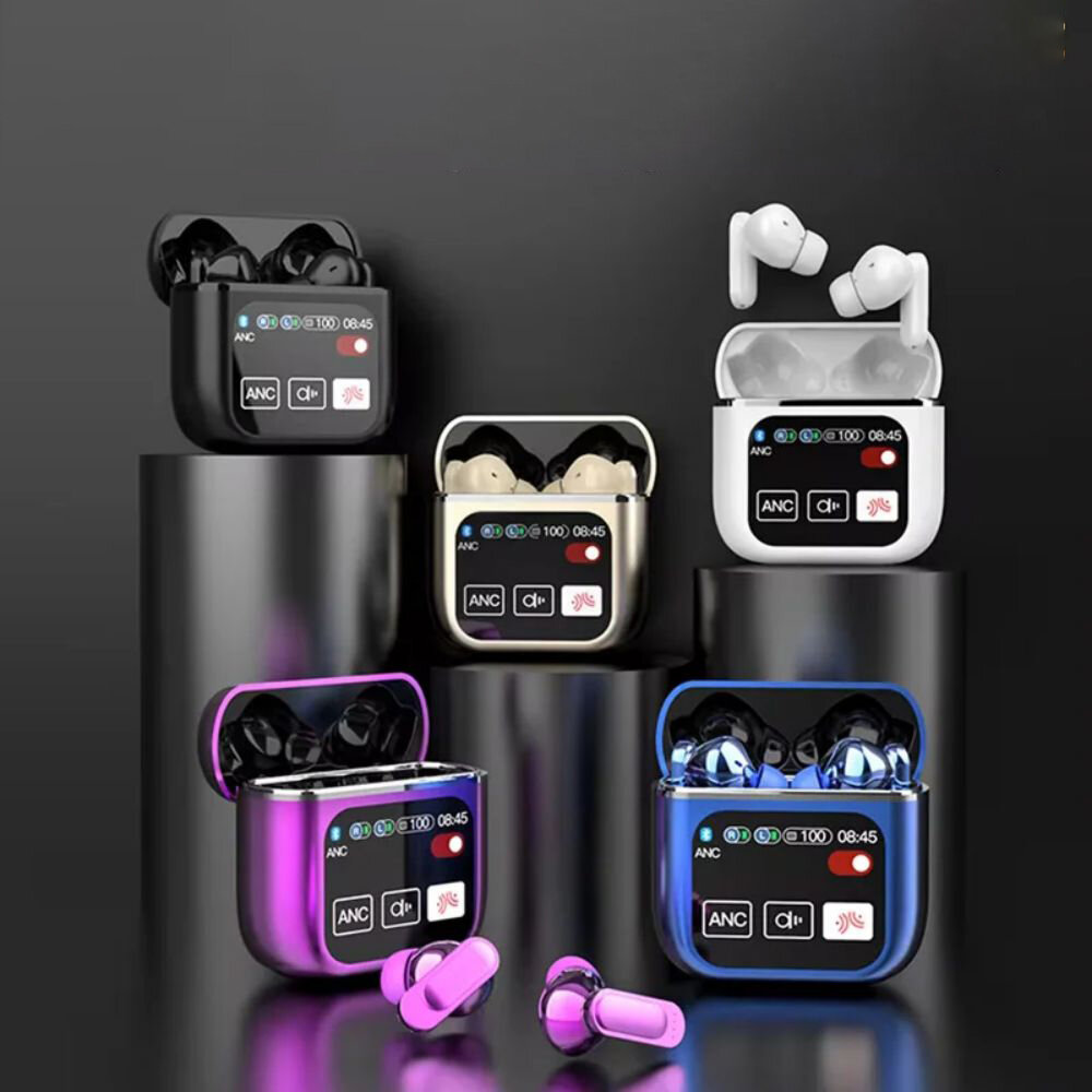 Наушники-вкладыши SE60 TWS с активным шумоподавлением ENC, двойным шумоподавлением, светодиодным дисплеем, сенсорным управлением, беспроводными Bluetooth-наушниками