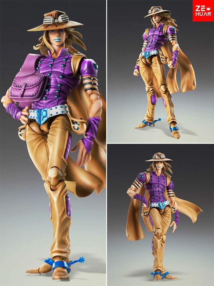 Aниме фигурка ДжоДжо Джайро Цеппели / Steel Ball Run 15cm