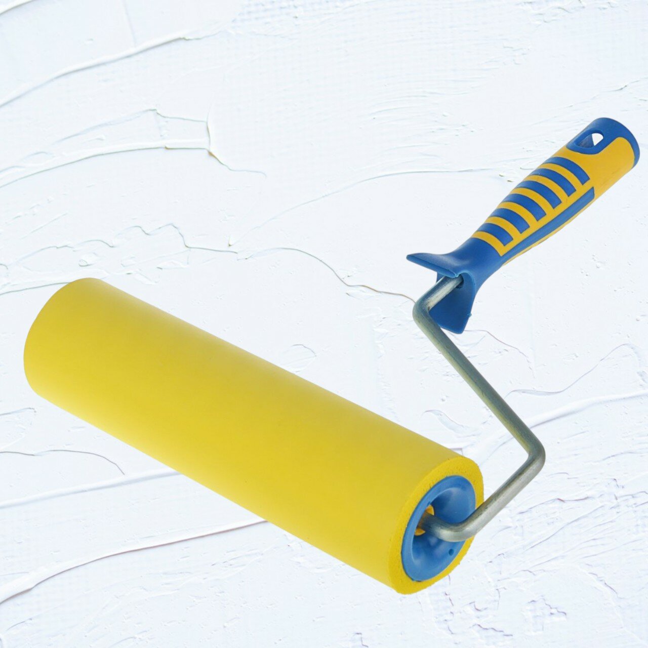 Валик для прикатки обоев Профи Акор, резиновый, 2-х компонентная ручка, 240 мм