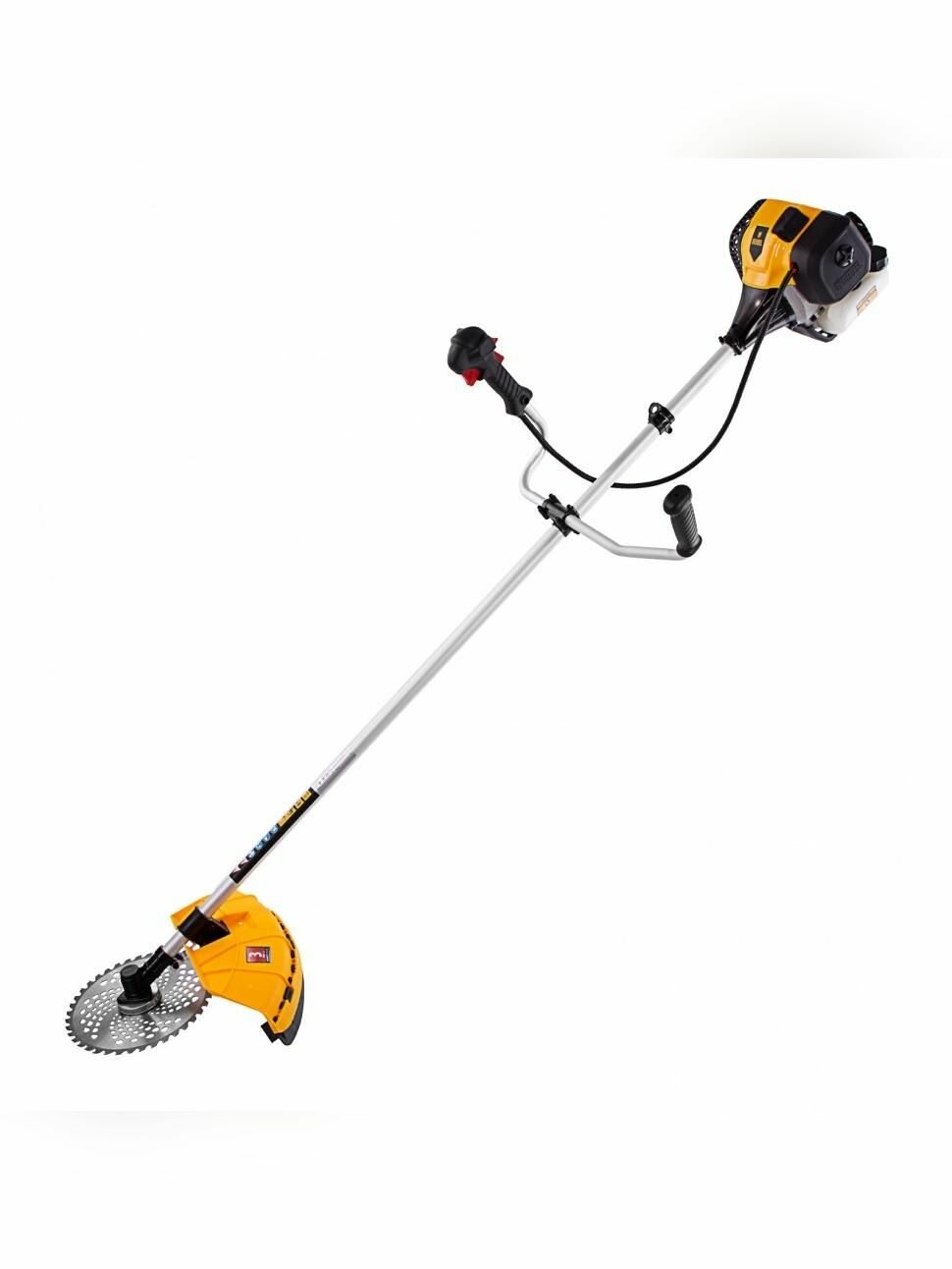 Триммер бензиновый DGT 520, 52 см3, 3 л. с, неразъемная штанга, состоит из 2 частей Denzel