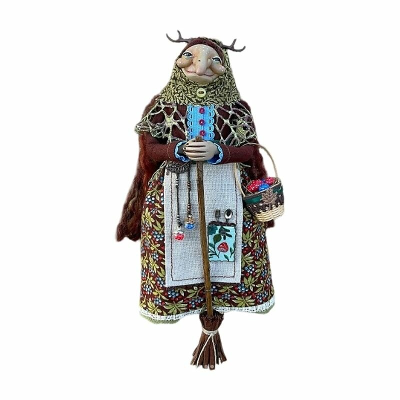 Кукла Кухонная Ведьма Ручной работы в стиле 3