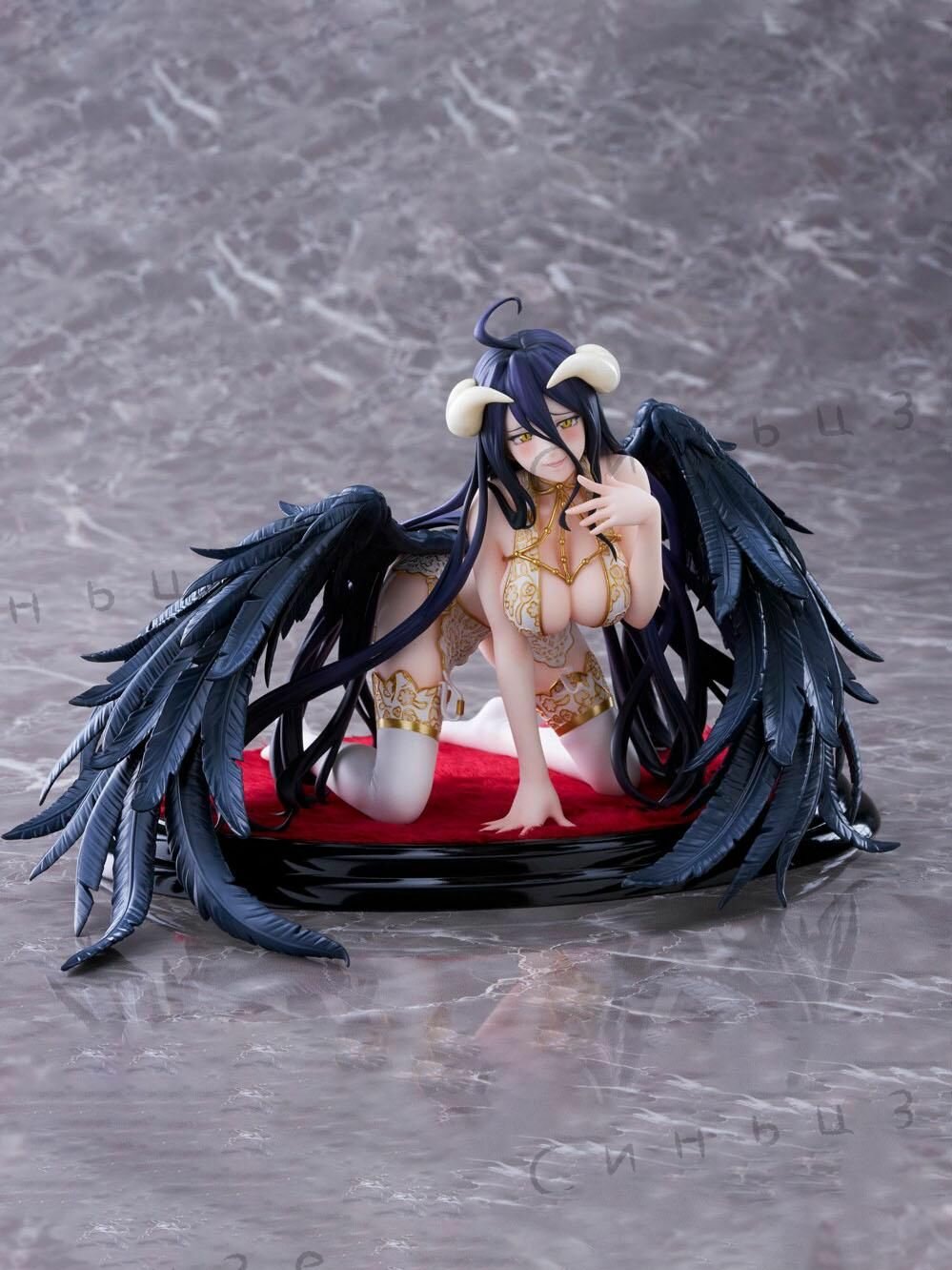 Aниме фигурка Overlord Альбедо с одеялом / Albedo 15cm