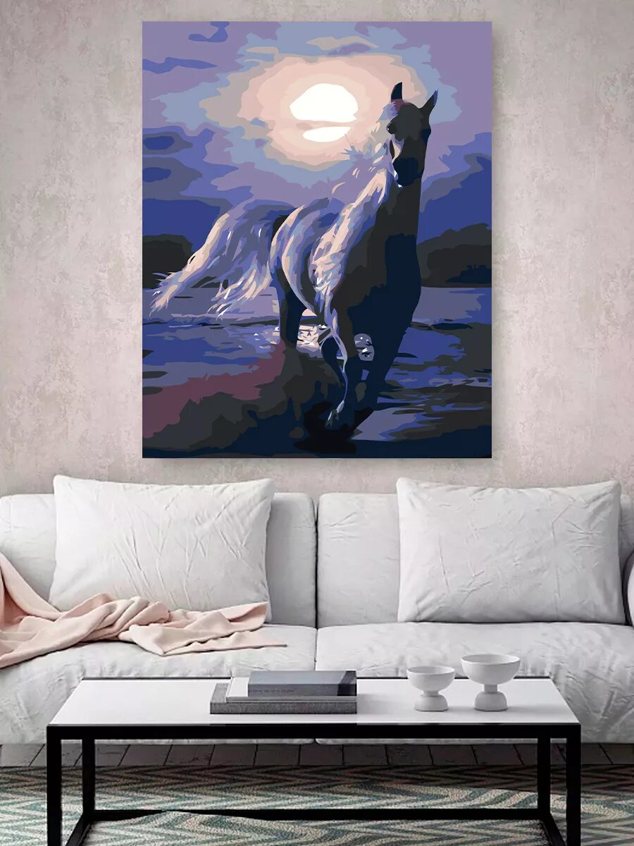 Картина по номерам Лошадь