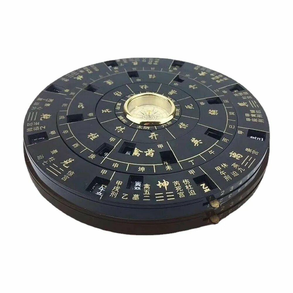 Компас Фэн-шуй, высокоточный компас Лопань с вращающейся подставкой, винтажный настольный декор, подарок