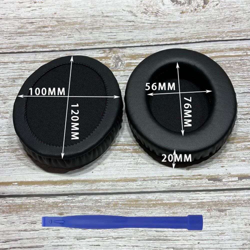 Амбушюры для наушников JIESEMWER кожаные, губчатые 120 x 100mm