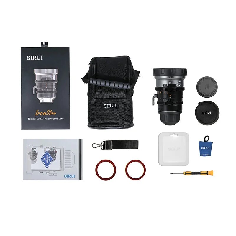 SIRUI IronStar 35мм 45мм 60мм T1.9 Объектив для Canon EF 5D mark ii Neutral Flare, PL-крепление, 35mm T1.9