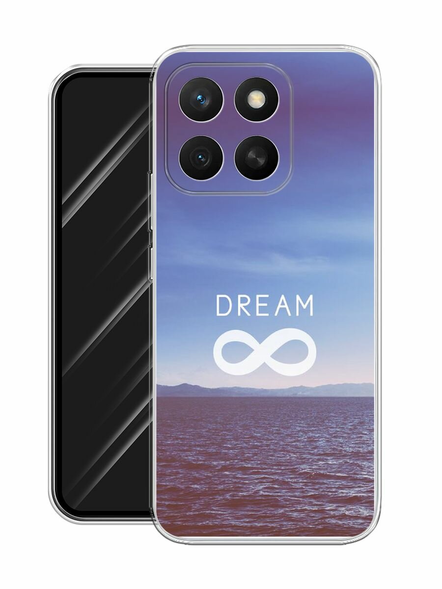 Чехол на Honor X8c / Хонор X8c с принтом "Dream бесконечность" — фото 1