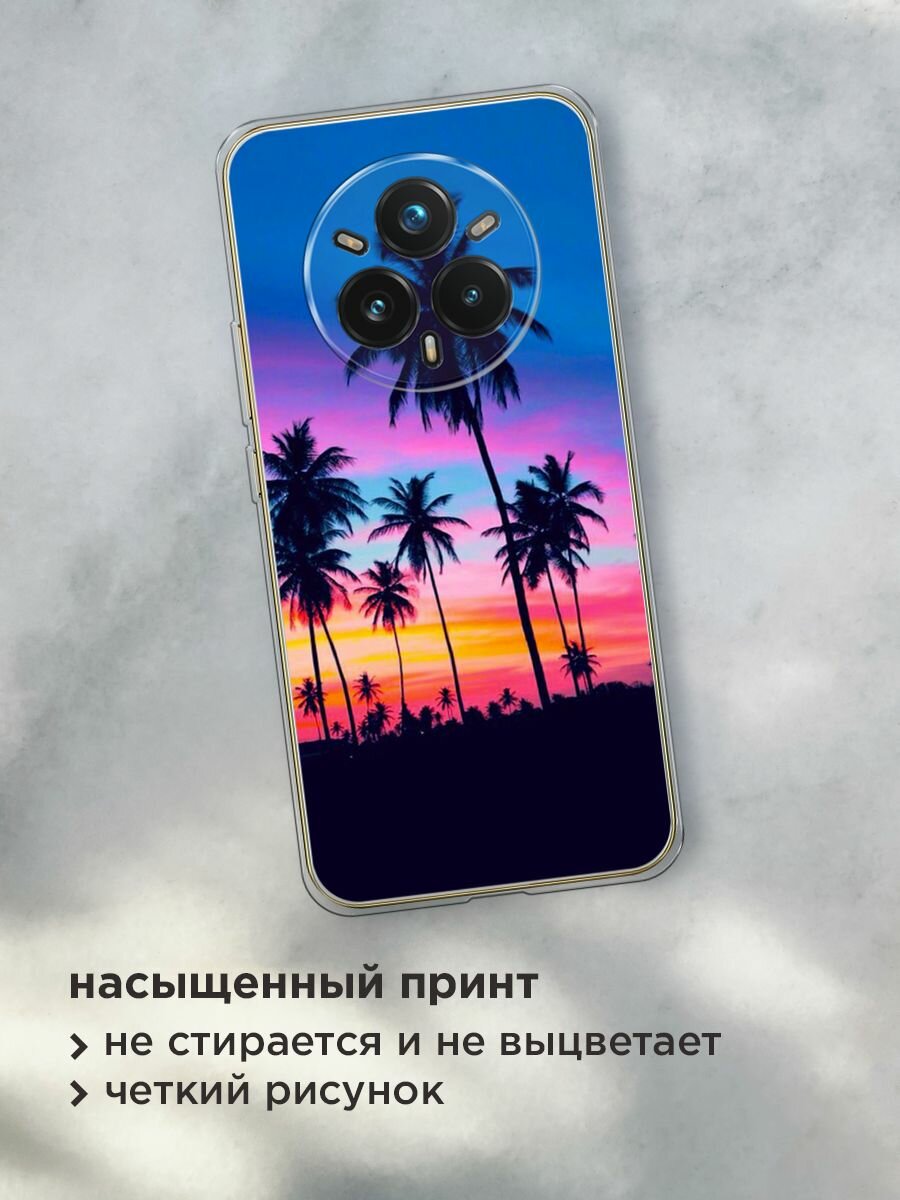 Чехол на Realme 14 Pro+ / Реалми 14 Про+ с принтом "Закат 5" — фото 1