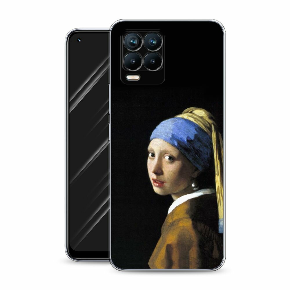 Чехол на Realme 8/8 Pro / Реалми 8/8 Про с принтом "Девушка с жемчужной сережкой" — фото 1