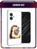 Силиконовый чехол на Honor 100 / Хонор 100 с принтом "Еж кофеман"