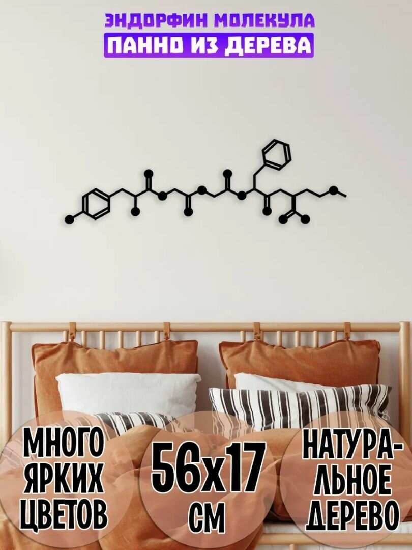 Эндорфин Гормон Счастья панно на стену, декорация настенная, декор для интерьера из дерева