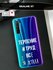 Чехол на Realme XT / Реалми XT с принтом "Все я устала", прозрачный